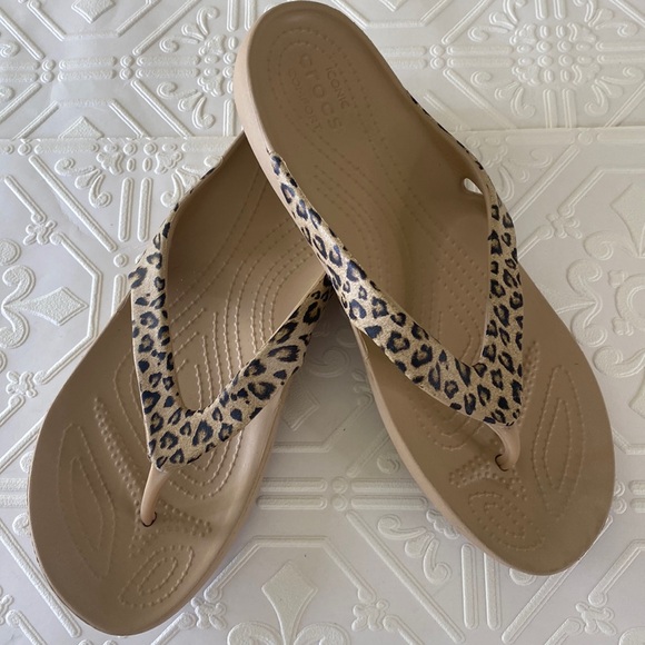 CROCS | Shoes | Crocs Kadee 2 Leopard Brown Womens Size W 9 | Poshmark